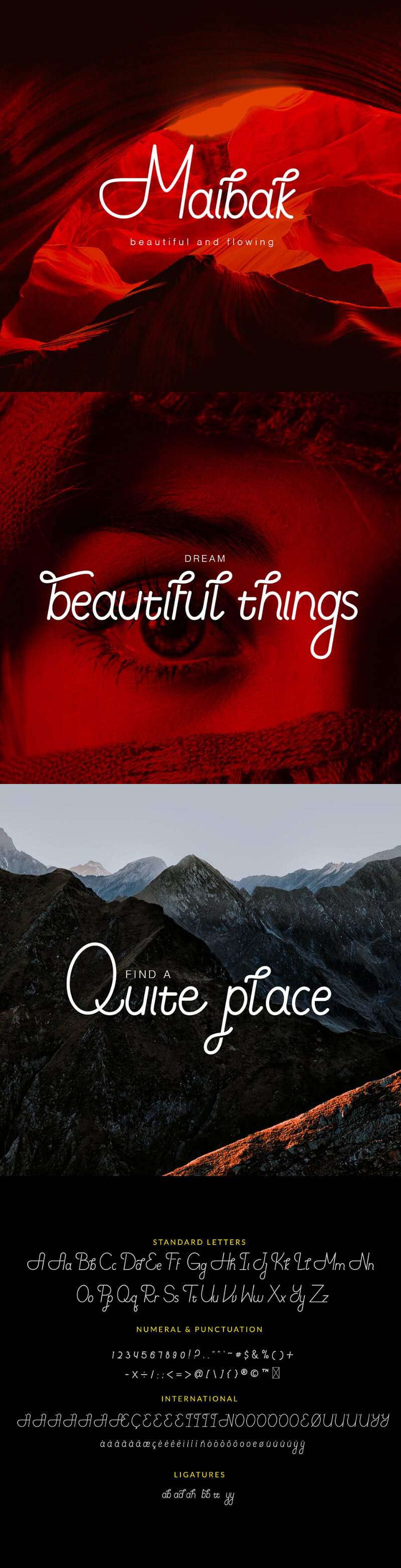 Шрифт - Maibak / Creativo.one